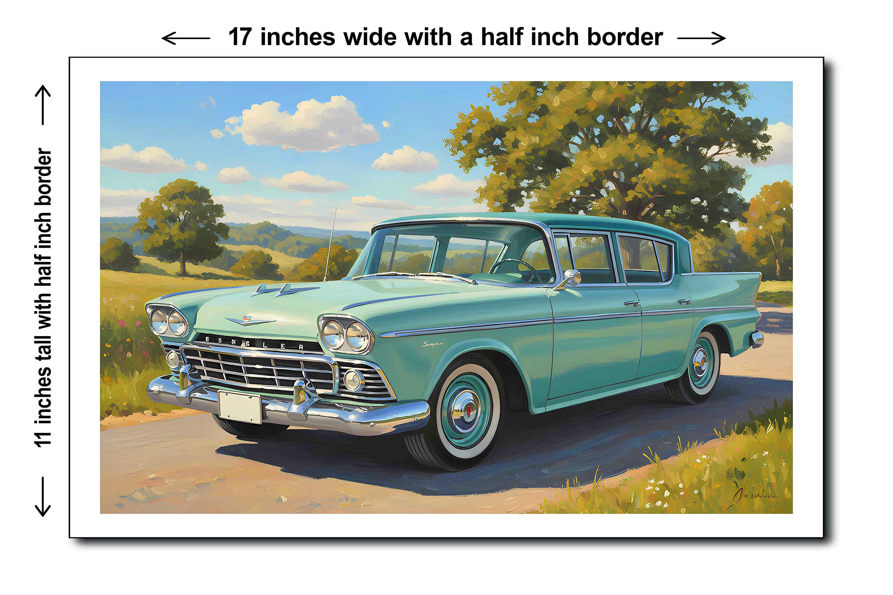 1958 AMC Rambler - 11x17 Poster Art Print | eBay